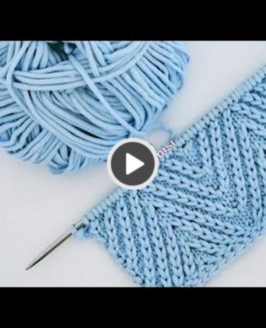 fishbone knitting pattern