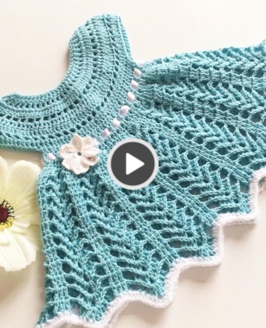 how to crochet princess baby girl dress